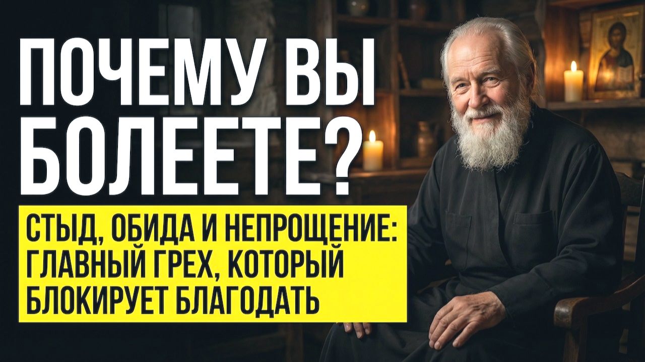 ПОЧЕМУ ВЫ БОЛЕЕТЕ Стыд, обида и непрощение Главный грех, который блокирует Благодать