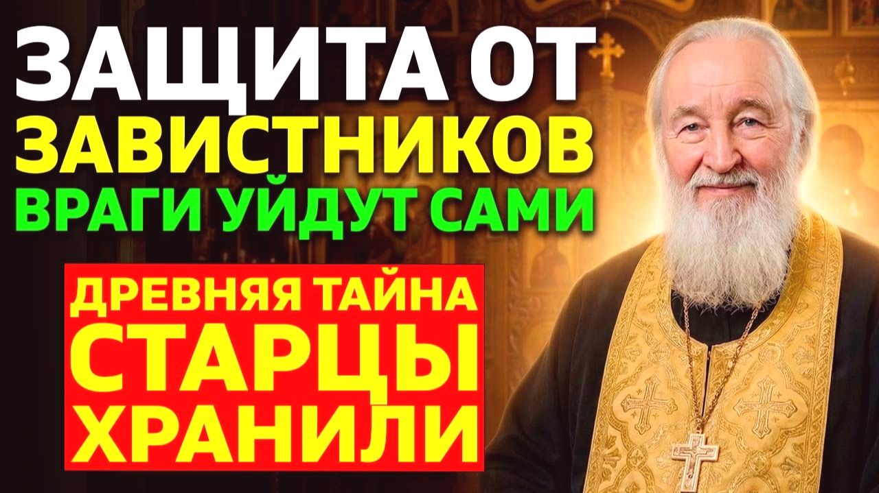 ЕСЛИ ВАМ ЗАВИДУЮТ ЧИТАЙТЕ ЭТУ МОЛИТВУ Враги отступят сами не понимая почему Откровение старца