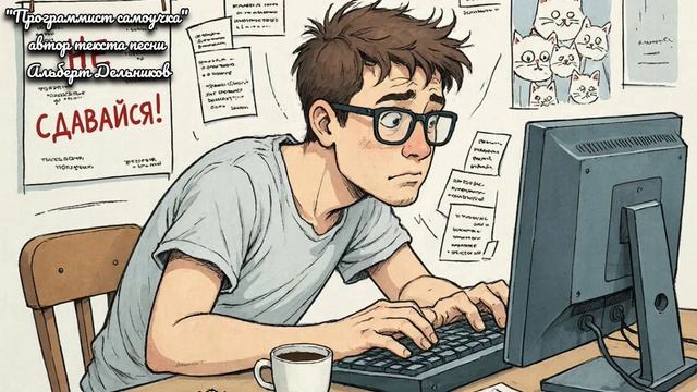 "Программист самоучка" ( Hello World ) V2 - новая песня ( версия с необычным музыкальным взглядом)