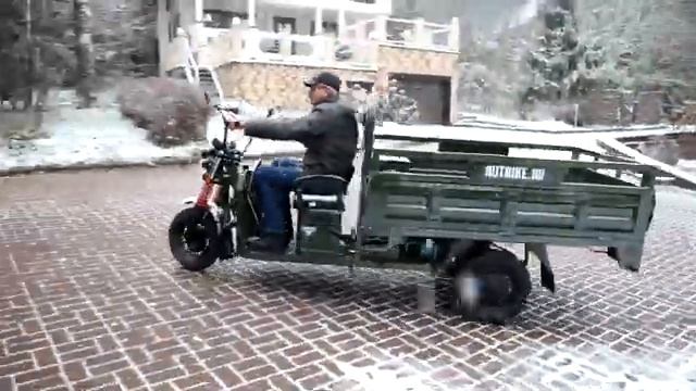 Грузовой электрический трицикл Rutrike D4 Next презентация
