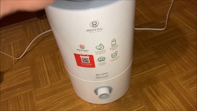 обзор ультразвукового увлажнителя BELLAGIO Royal Clima