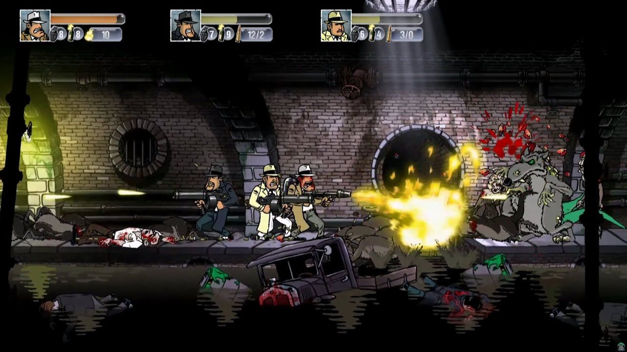 [PC] [8] Guns, Gore & Cannoli Co-oP - Канализация