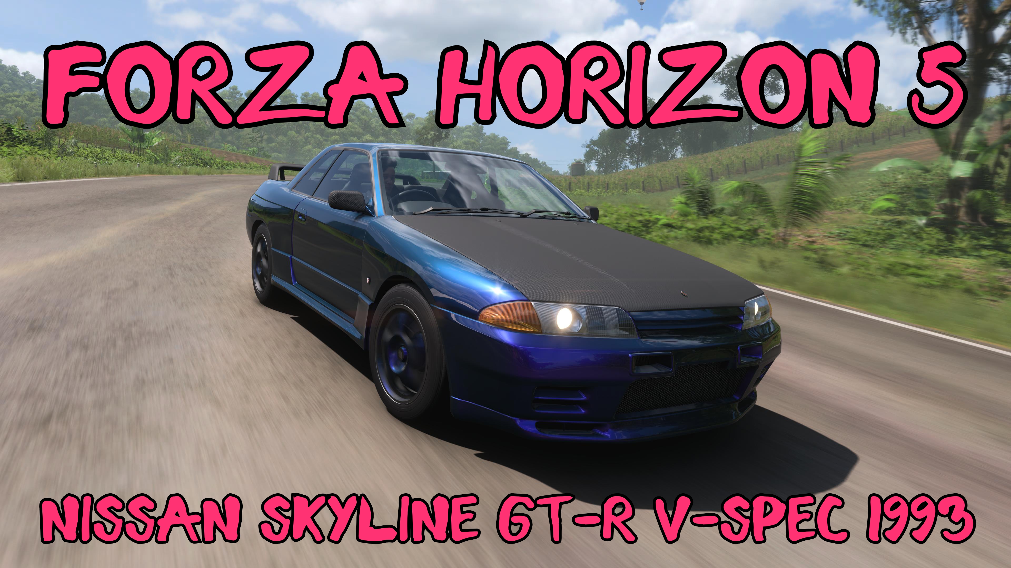 Nissan Skyline GT-R V-spec 1993 — легендарный японский суперкар в мире Forza Horizon 5 🌍⚡️
