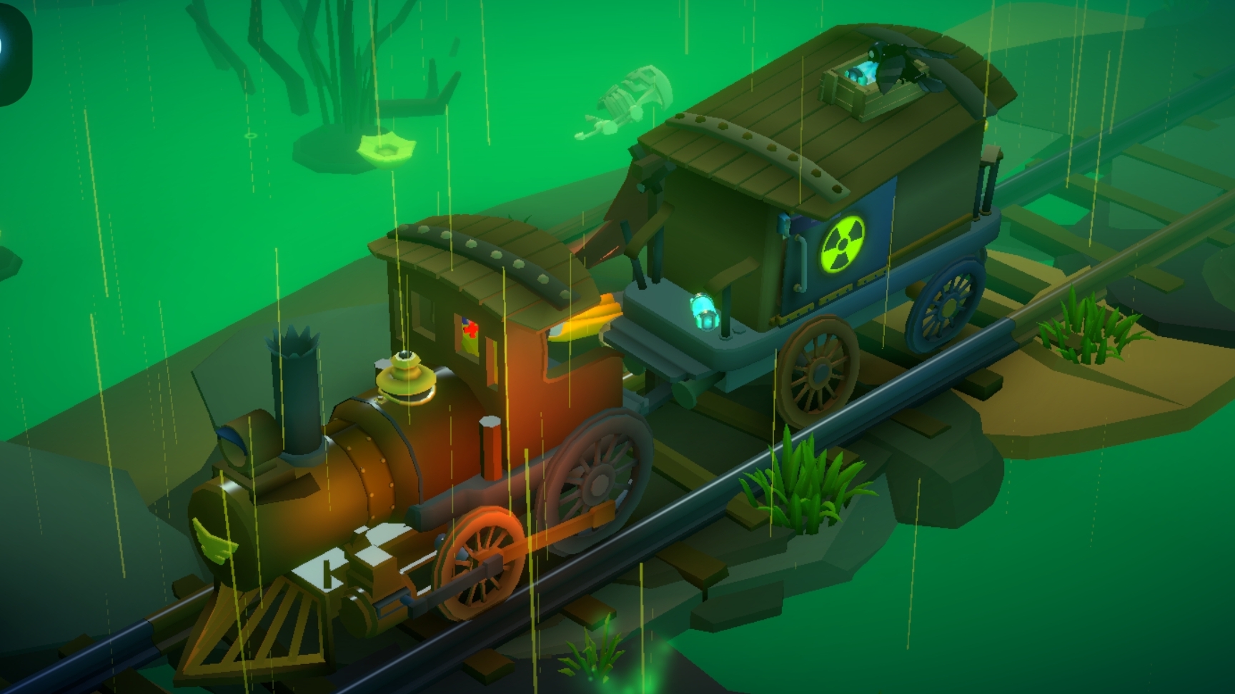 Tiny Robots Portal Escape | Ядовитый Поезд | Прохождение