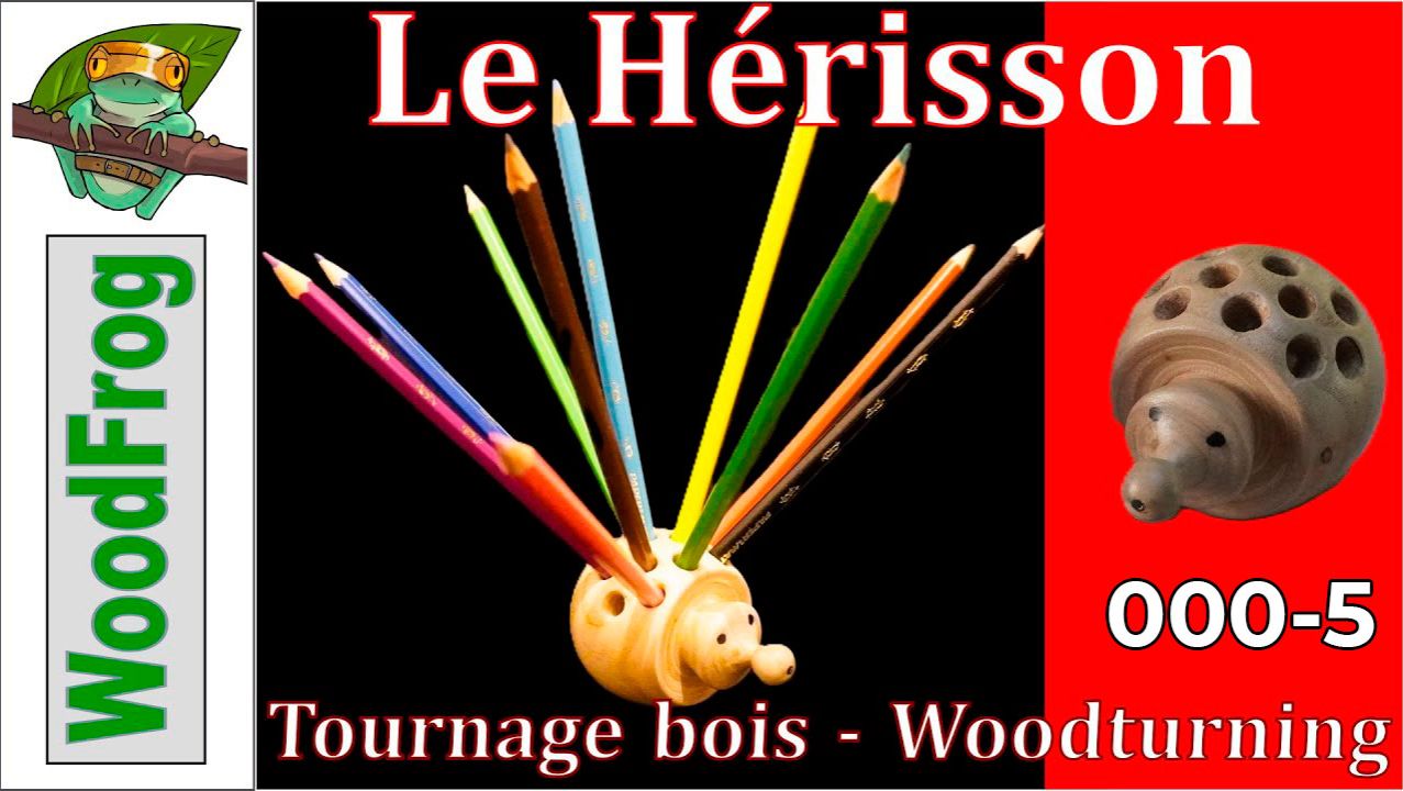 Токарная Школа A&B Токарка по дереву  Деревянный ёжик карандашница на токарном станке по дереву