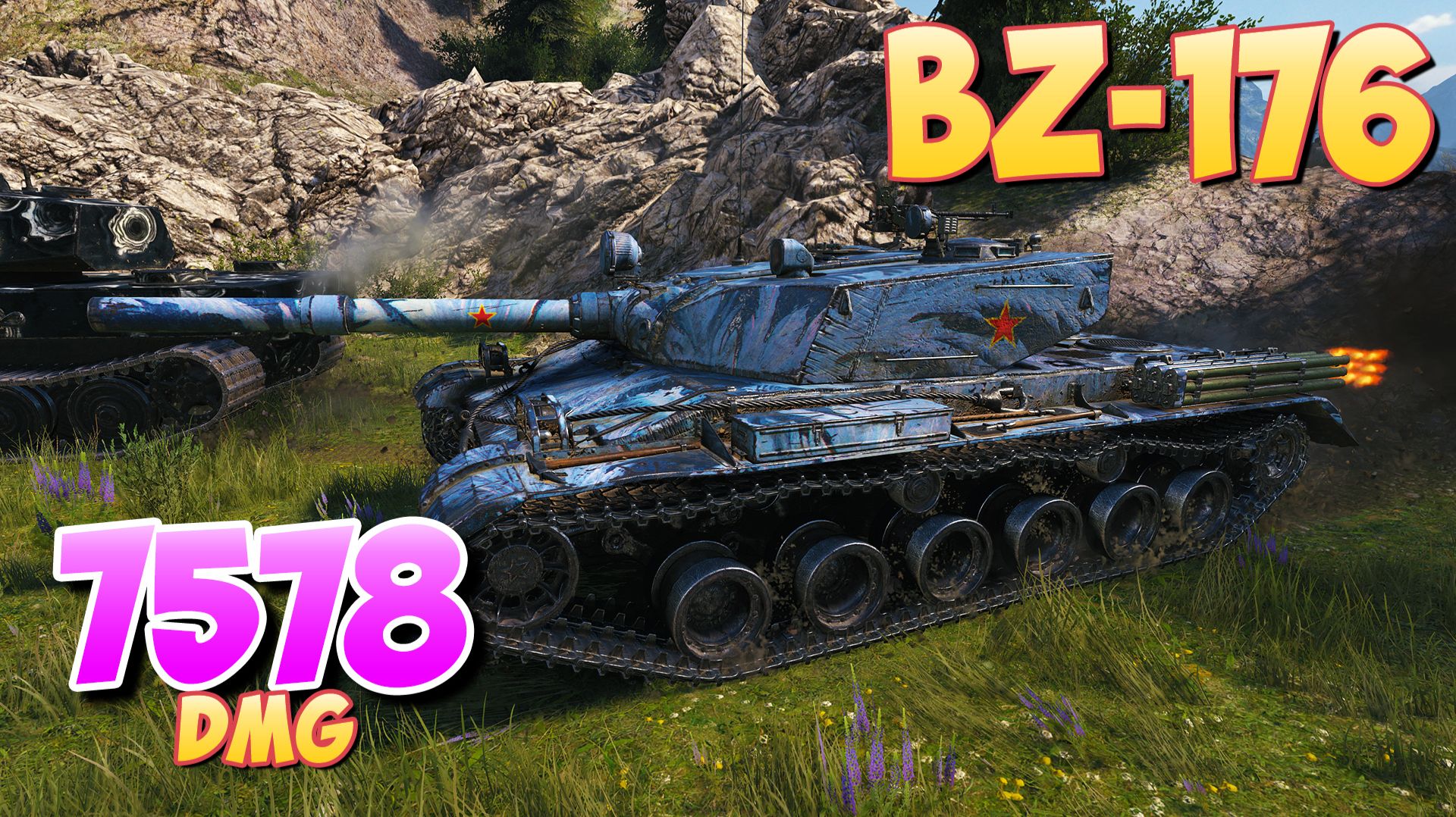 BZ-176 - 6 Фрагов 7.5K Урона • Болтливый! • Мир Танков