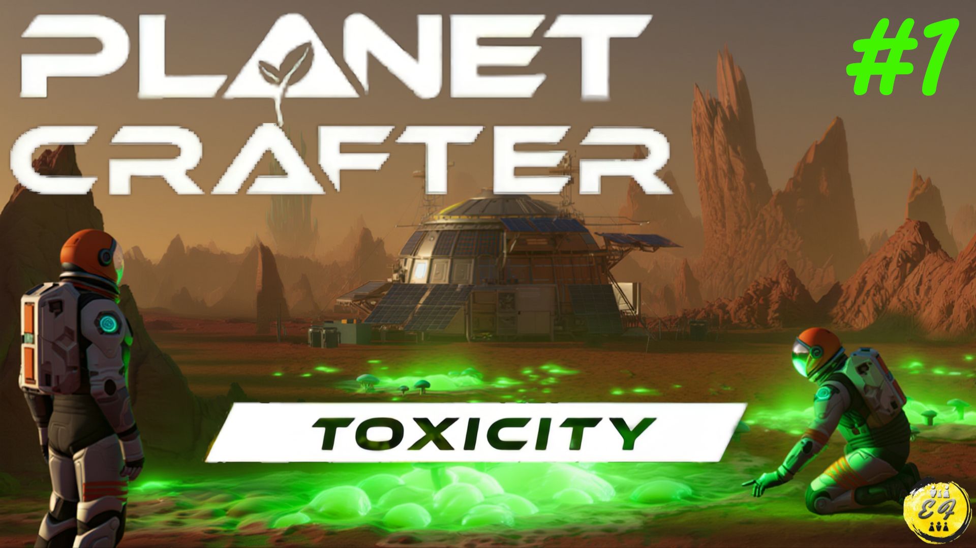 Знакомство с новым долгожданным DLC Toxicity игры Planet Crafter, прибытие на планету #1