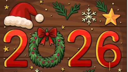 Залипательная новогодняя раскраска. Новый год 2026