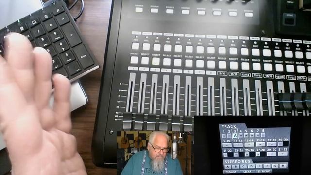 Looking at the Channel Section on the TASCAM DP24 32 (1080p)