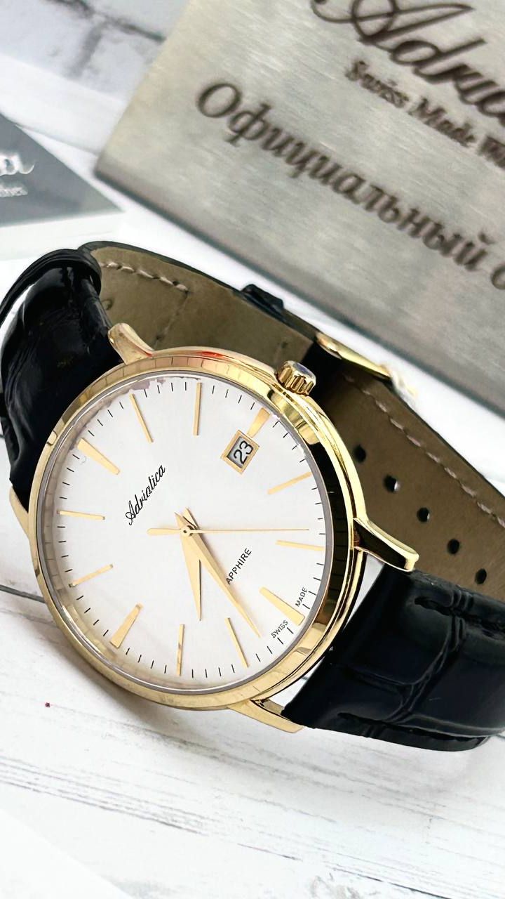 Наручные швейцарские часы Adriatica A1243.1213Q с сапфировым стеклом