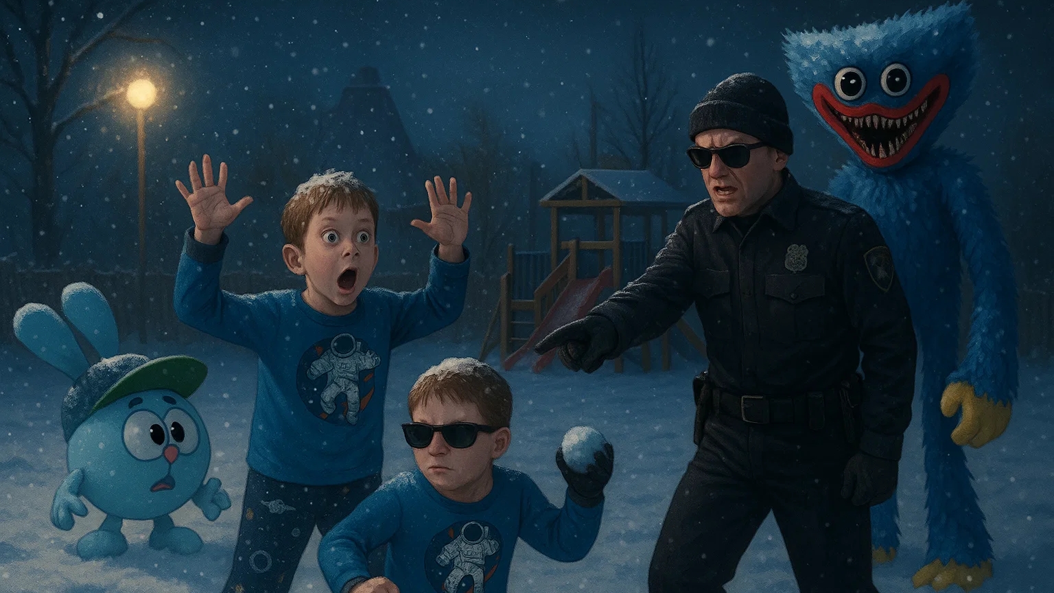 Снежная ночь | Сериал братики-57 серия