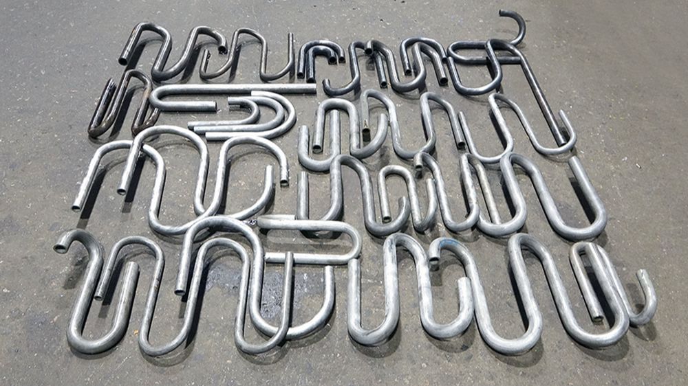 Автоматический трубогиб для теплообменника гибка труб из разных видов стали MASTER.3X