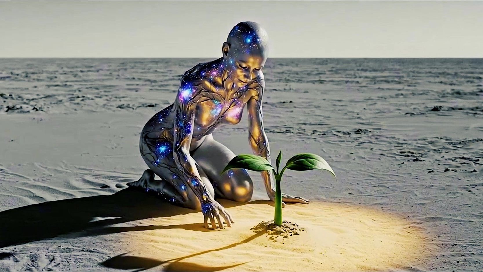 Сквозь тьму: росток жизни.Короткометражный фильм