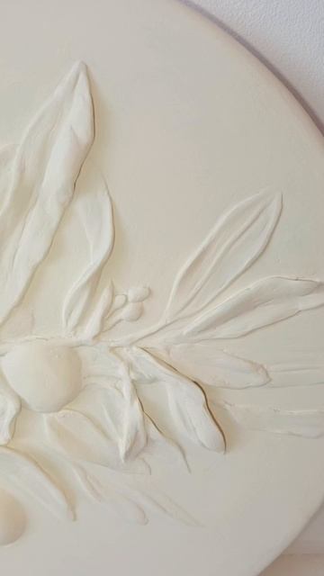 Барельеф «Ветвь оливы» до золочения | Скоро финал