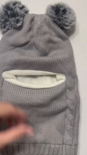 Зимняя шапка для ребёнка с Pinduoduo за 17 юаней? И она тёплая! ❄️