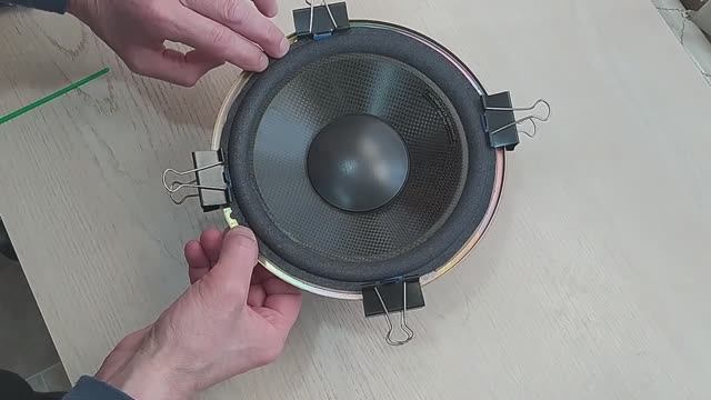 ЗАМЕНА ПОДВЕСА НЧ ДИНАМИКА ONKYO D-11X