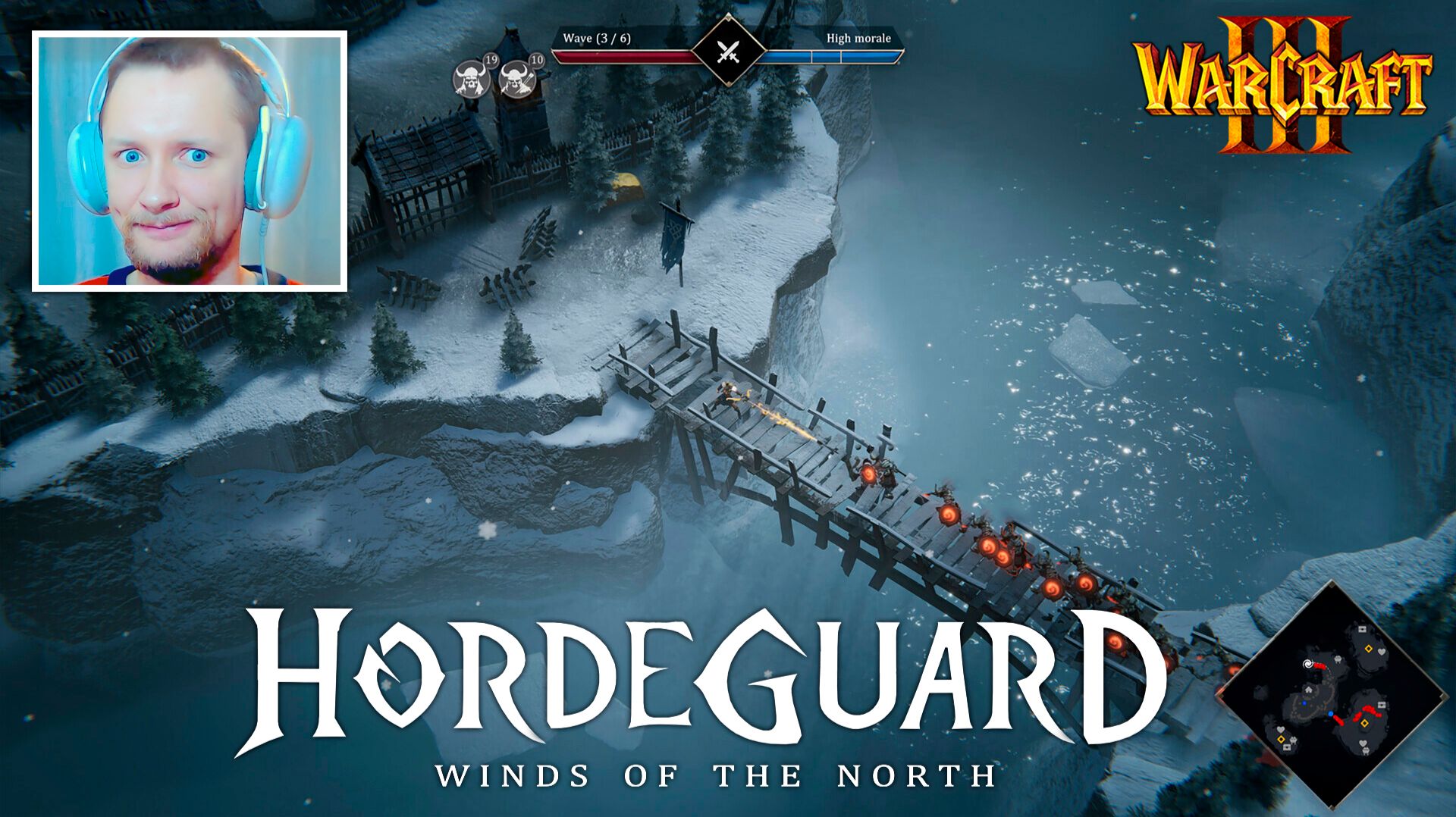 Hordeguard: Winds of the North - Обзор на Геймплей Трейлер новой CO-OP стратегии в духе Warcraft III
