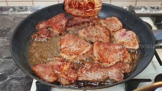 ВОТ КАК НАДО ГОТОВИТЬ МЯСО! Ваши гости будут поражены! Нежная ГОВЯДИНА которая реально тает во рту!
