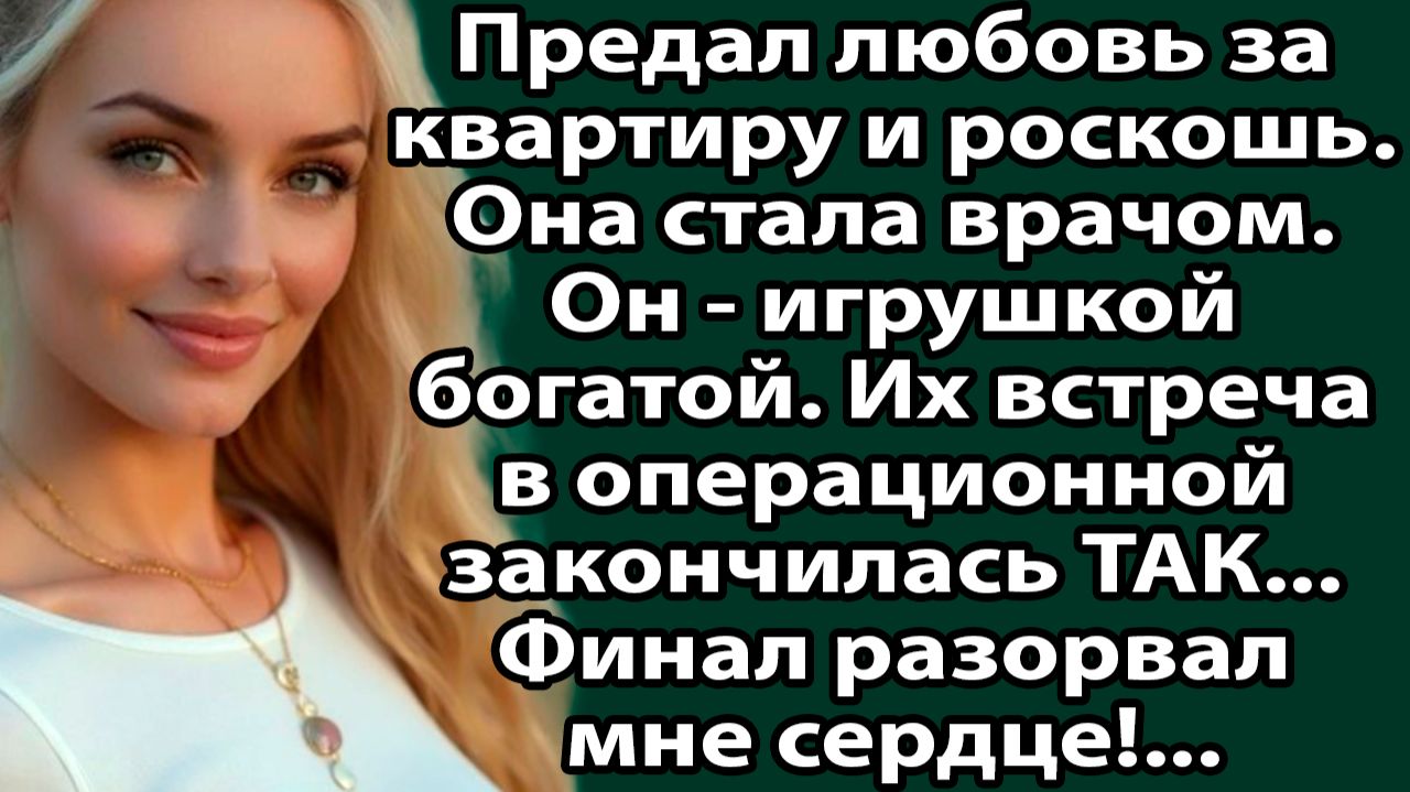 Он БРОСИЛ бедную девушку ради богатой любовницы... Через 3 года она вошла в операционную