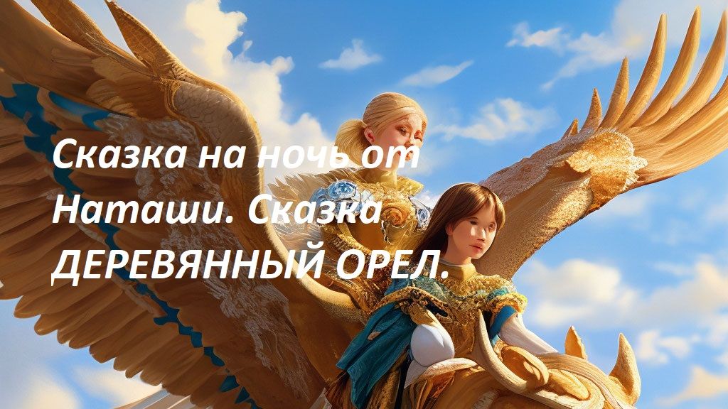 Сказка на ночь от Наташи.Сказка ДЕРЕВЯННЫЙ ОРЁЛ.