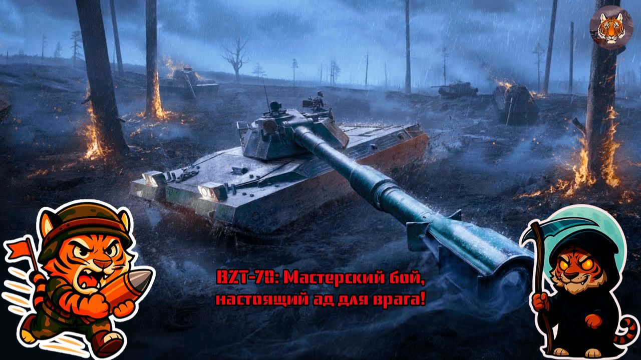 💀🔥💀BZT-70 Мастерский бой, настоящий ад для врага!💀🔥💀