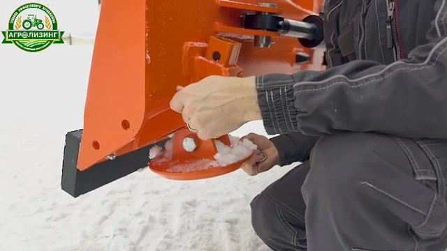 Отвал коммунальный на "МТЗ-82" с БРС от завода "Большая Земля"