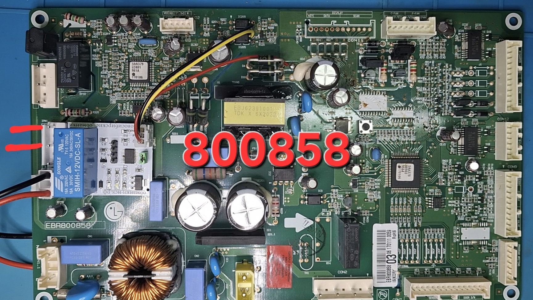 Обманка для холодильника LG