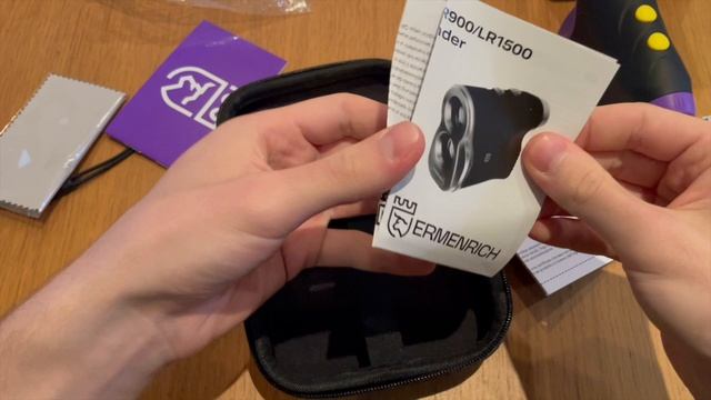 Лазерный строительный дальномер Ermenrich LR1500 | Ermenrich – видео распаковки