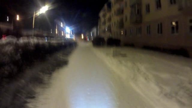 В -34° на электросамокате по Зеленогорску 30.11.2025