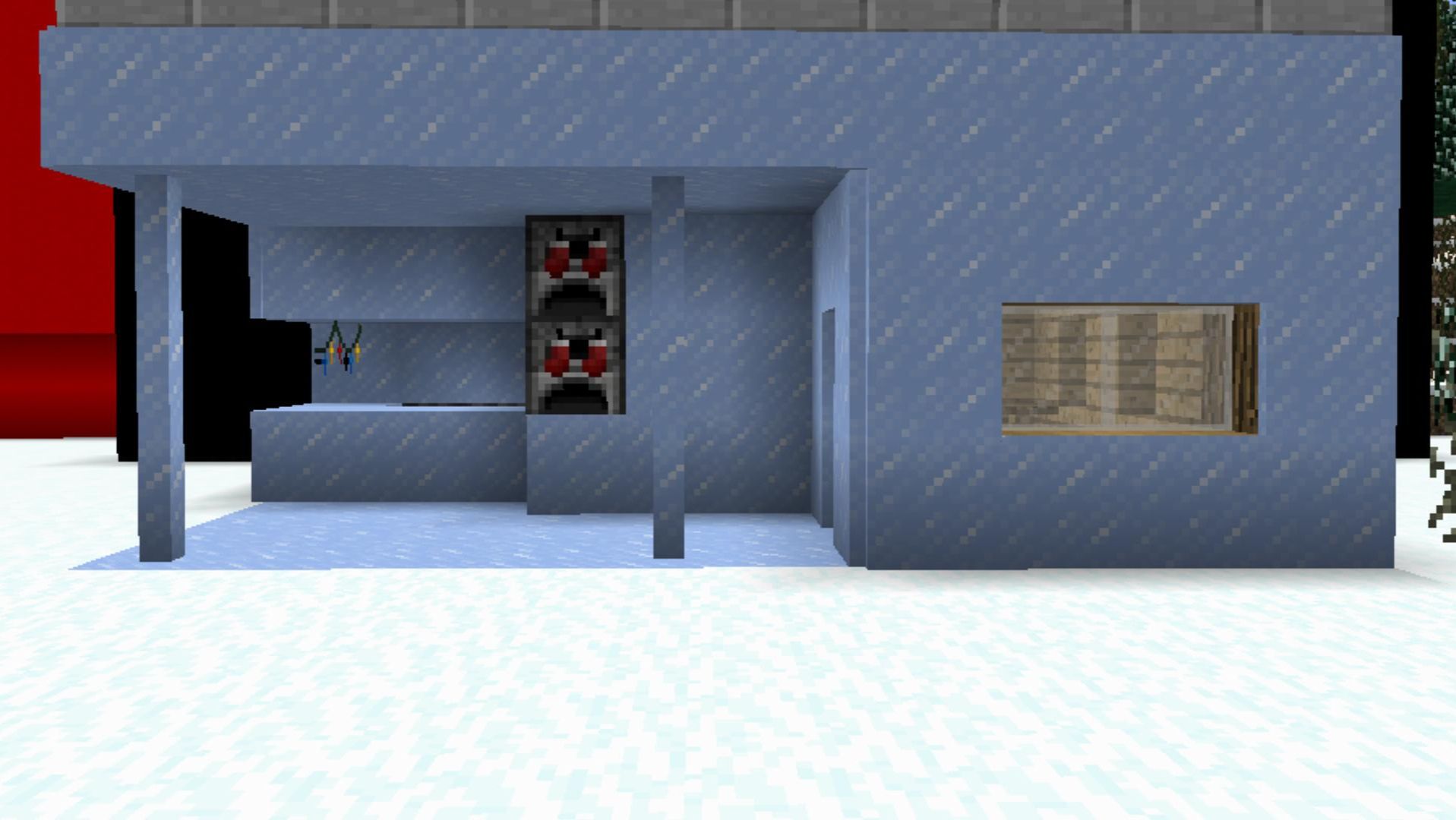 Зделали Кузницу Из Льда В МАЙНКРАФТ