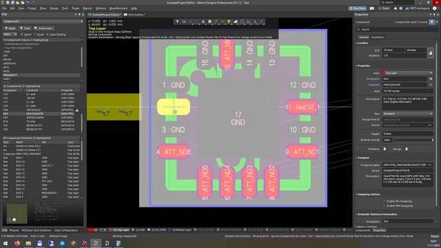 Altium Designer. ВЧ-разводка. Топология. Ч2. Компоновка и черновая разводка ВЧ-тракта