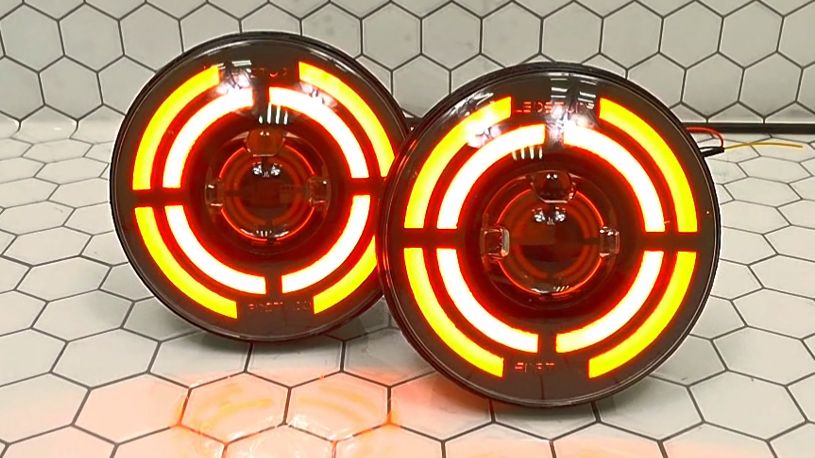 Freightliner  тюнинг фары светодиодные с профессиональным светом Ledstudio