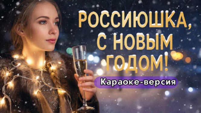 «Россиюшка, с Новым годом!»- Новогодняя песня про Россию | Версия караоке