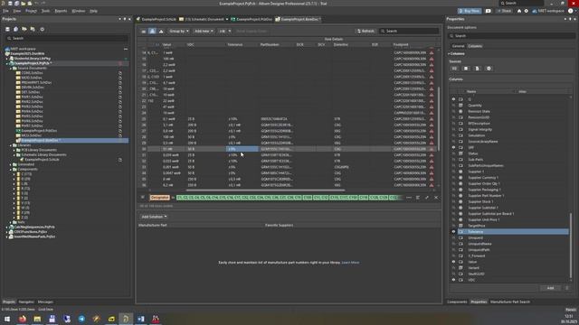 Altium Designer. ВЧ-разводка. Схема. Ч4. Заполнение параметров компонентов
