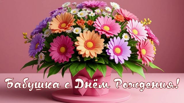 Бабушка с Днём Рождения