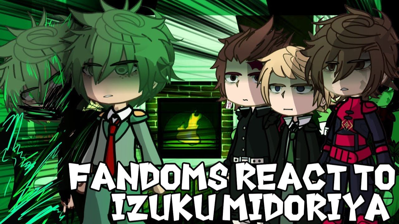 Реакция фандомов на Деку / Персонажи из разных вселенных / Гача реакция / Demon Slayer