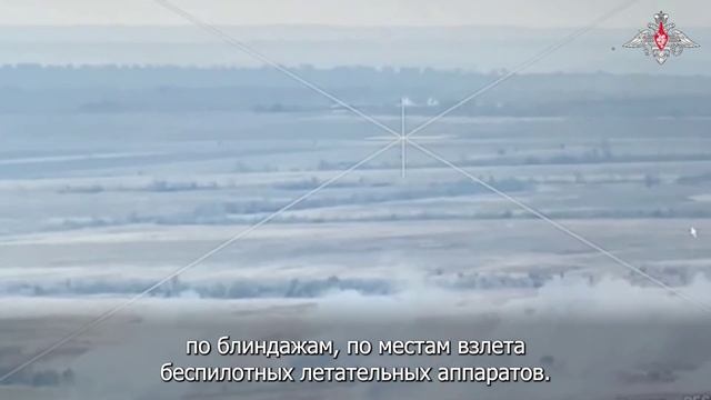 Боевая работа расчета РСЗО «Град» группировки войск «Днепр»