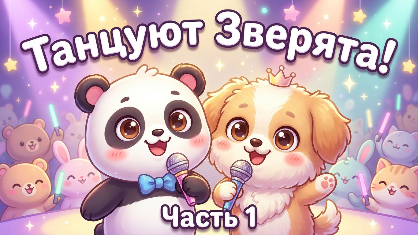 Танцуют зверята! Милые животные! Часть 1