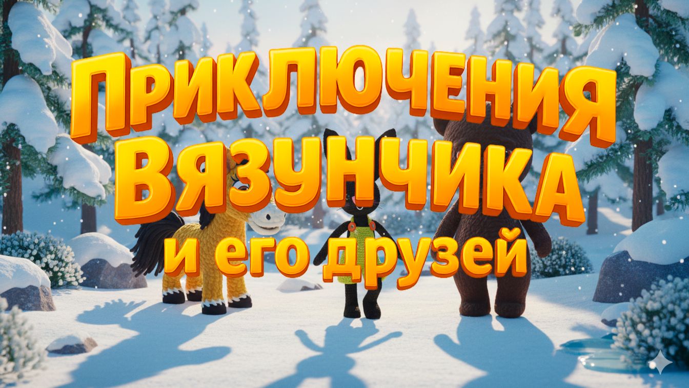 Приключения Вязунчика и его друзей — серия 2 | Детский мультфильм для детей   | Снеговик | Без интро