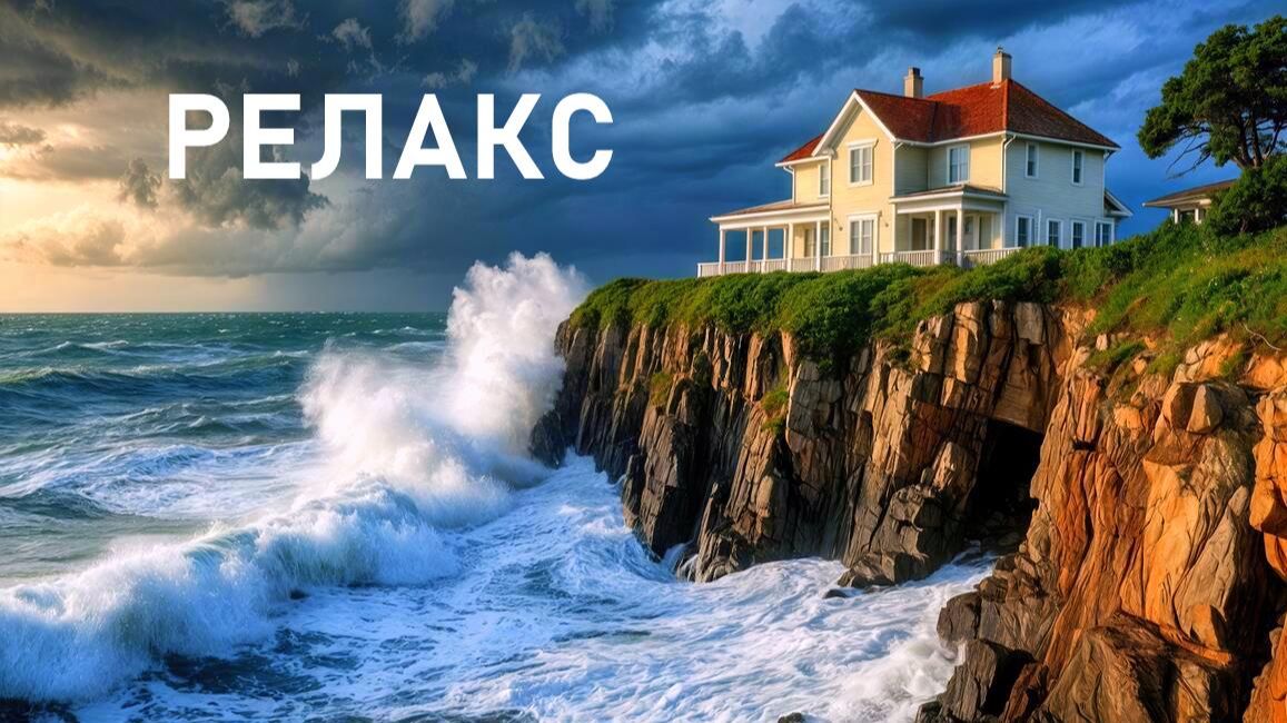 Море Берег  Красивая Музыка для Релаксации и Успокоения - 60 минут релаксации.