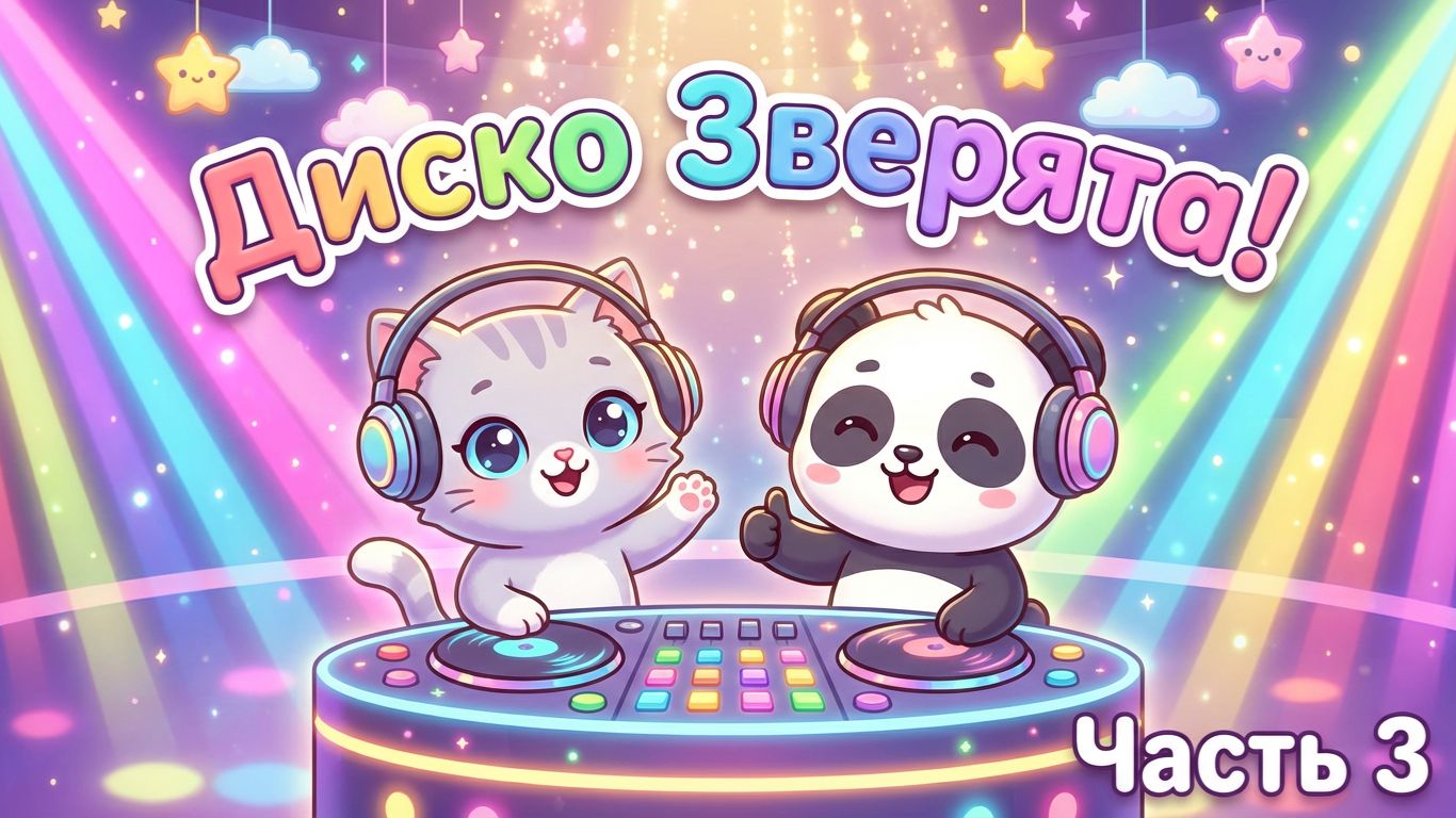 Танцуют Зверята! | Детская песня | Часть 3