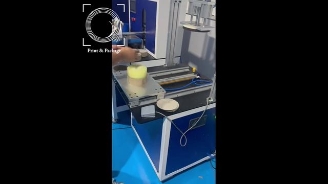 Полуавтоматическое оборудование для установки дна круглой коробки