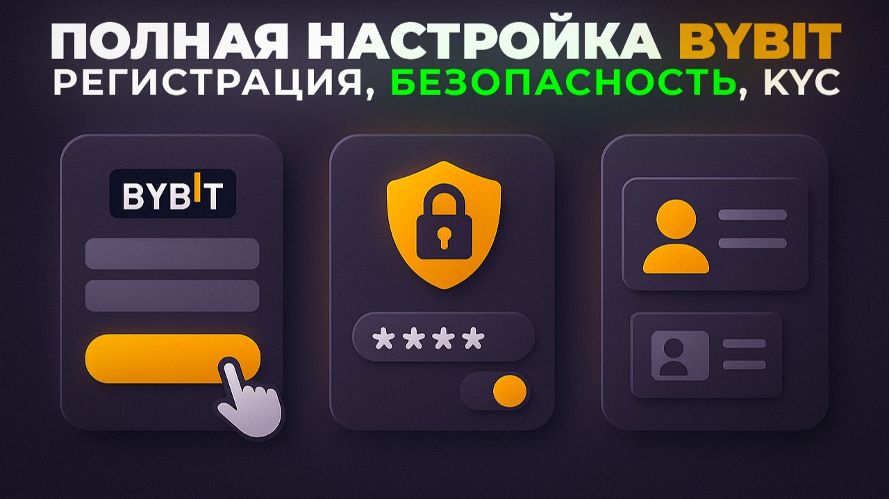 ПОЛНАЯ настройка ByBit: регистрация, безопасность, KYC