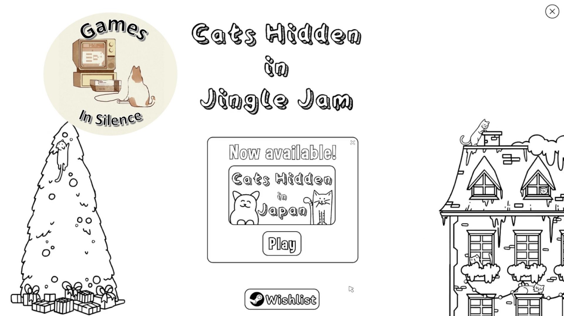 Cats Hidden in Jingle Jam. Walkthrough