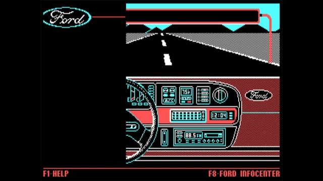Ford Simulator (1987)  [IBM PC]