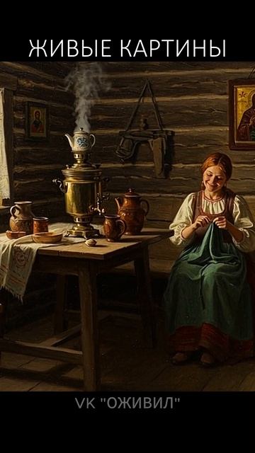 Ожившая кисть | Нейросеть вдохнула жизнь в русские полотна