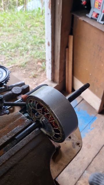 разбор редукторного мотор-колеса электровелосипеда, два способа снятия ротора. часть 4