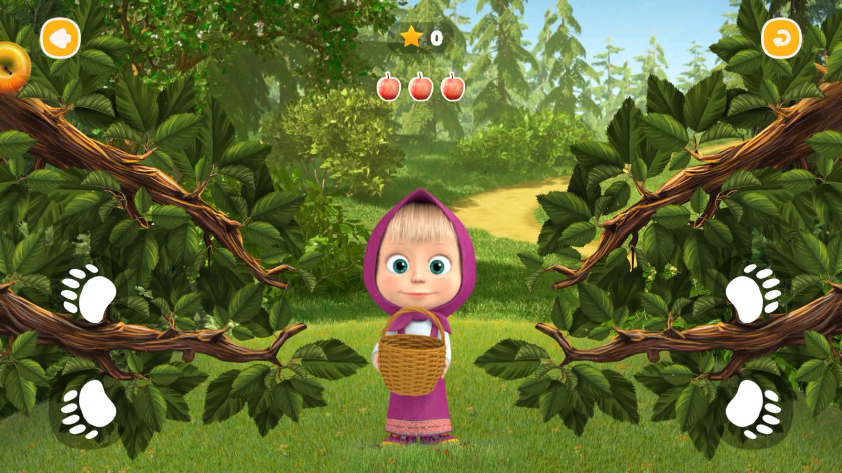 Маша и Медведь | Яблочная Гонка с Героями Мультика Маша и Медведь | Маша и Медведь Смотреть