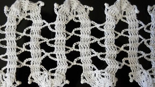 Имитация вологодского или брюггского кружева