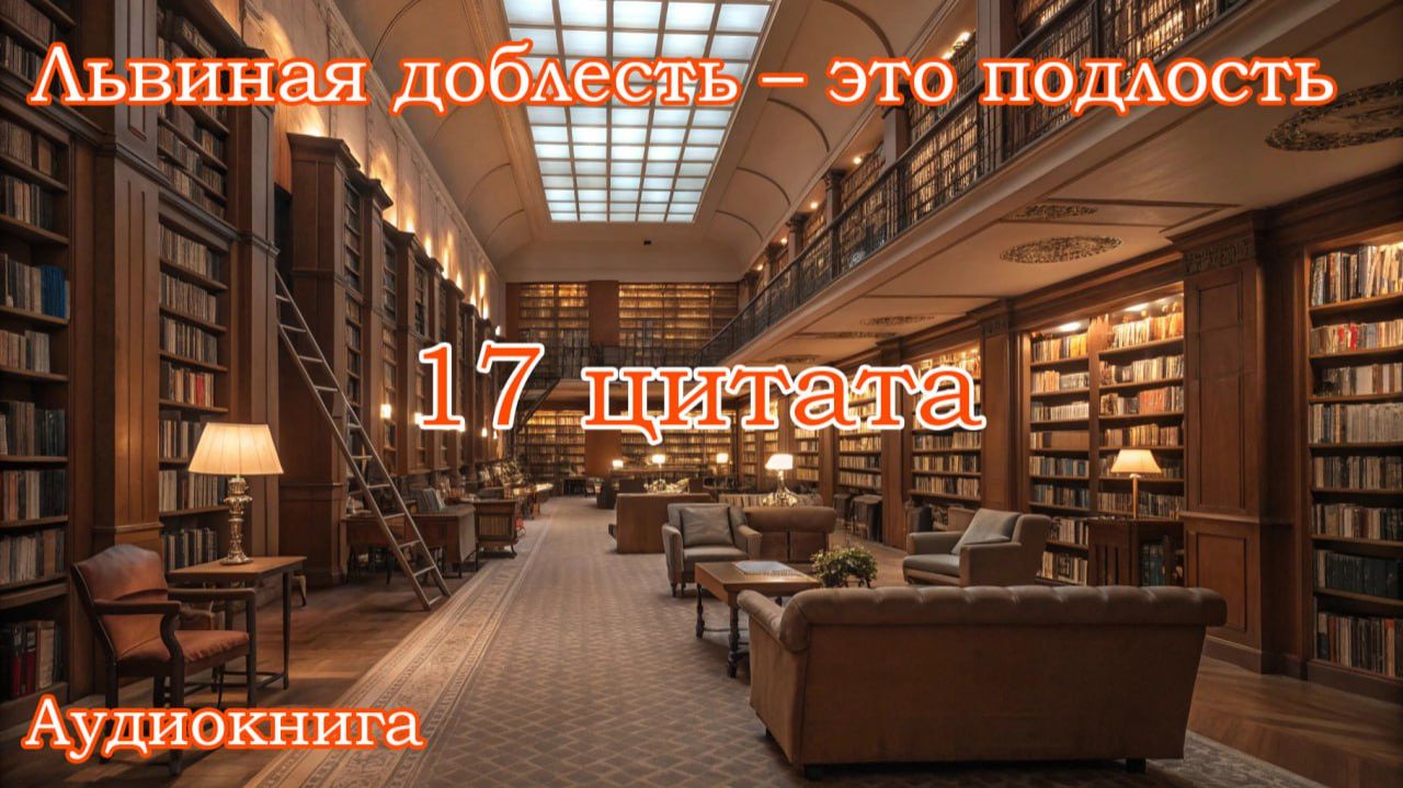 Львиная доблесть – это подлость 17 цитата
